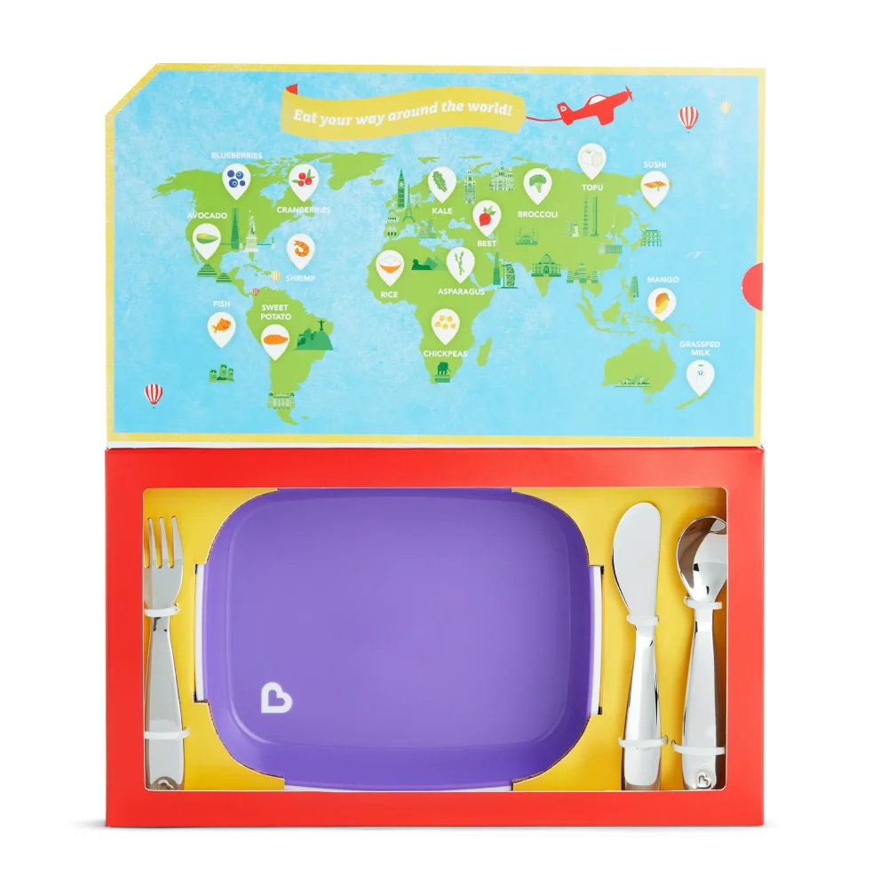 Munchkin Food Adventure Splash | Purple | The KidStore Venezuela